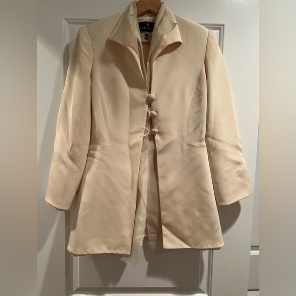Jackets & Coats | Nice Long Jacket Formal Couler Cream France Dsigner ...